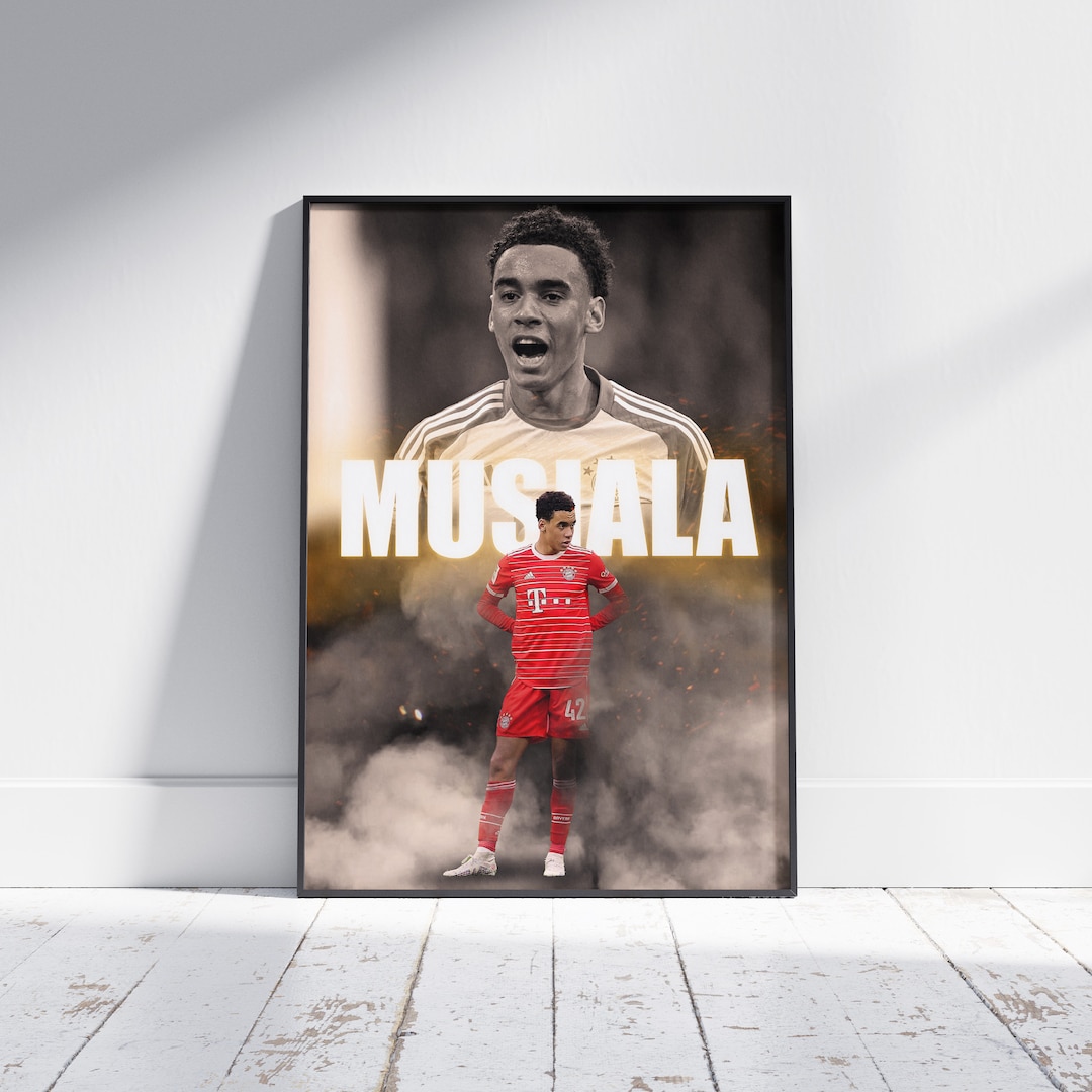Jamal Musiala Poster, Bayern München Poster, Fußball Poster, Fußball ...
