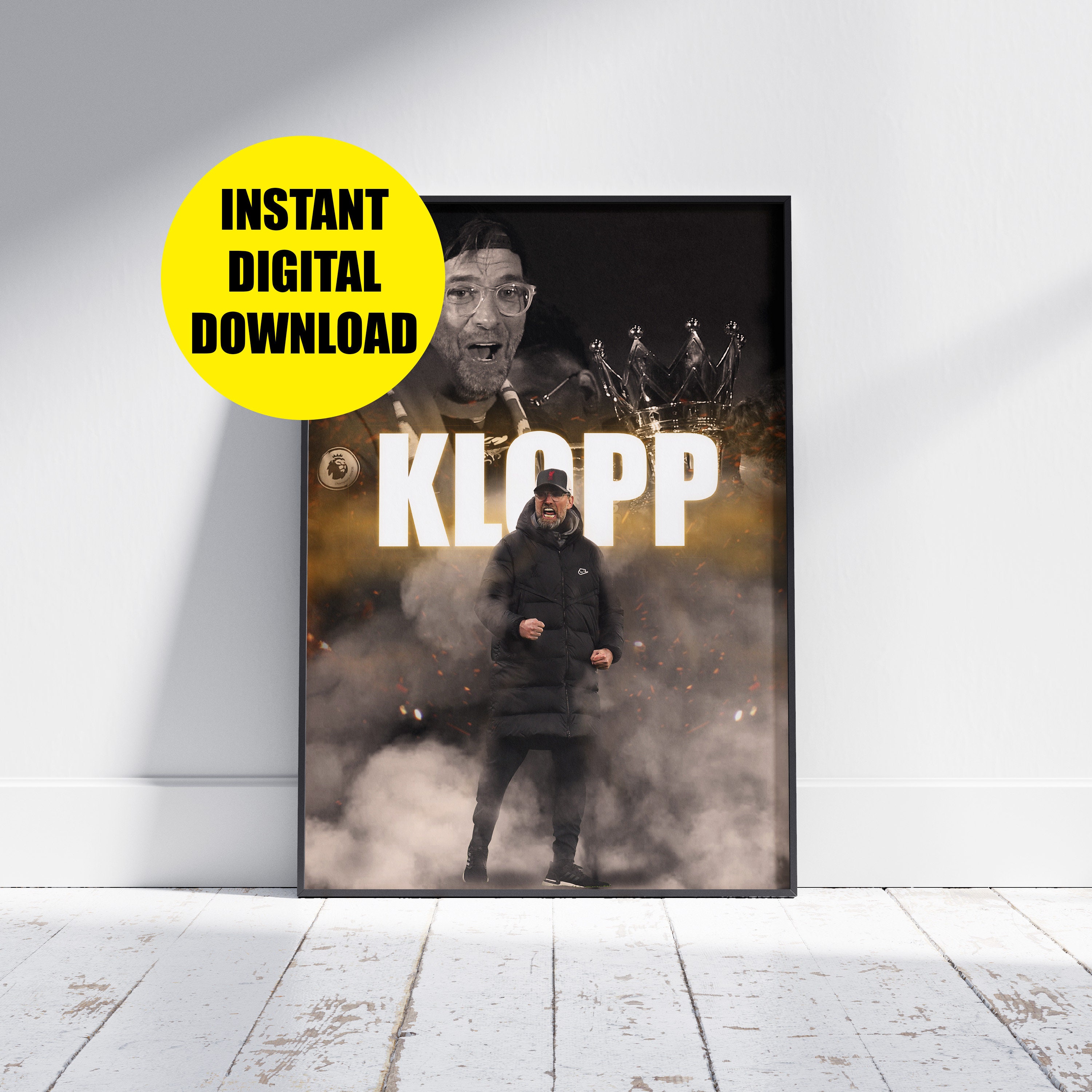 Jurgen Klopp Liverpool Poster, Liverpool FC Poster, Football Poster ...