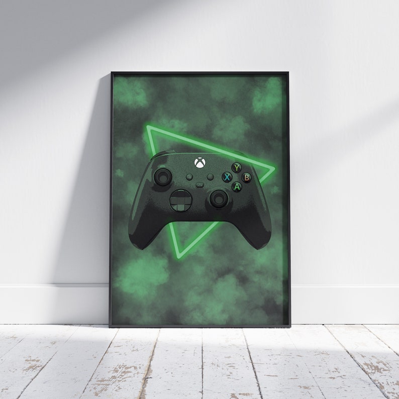 Video Game Poster, Video Game Controller, Video Game Controller Poster ...