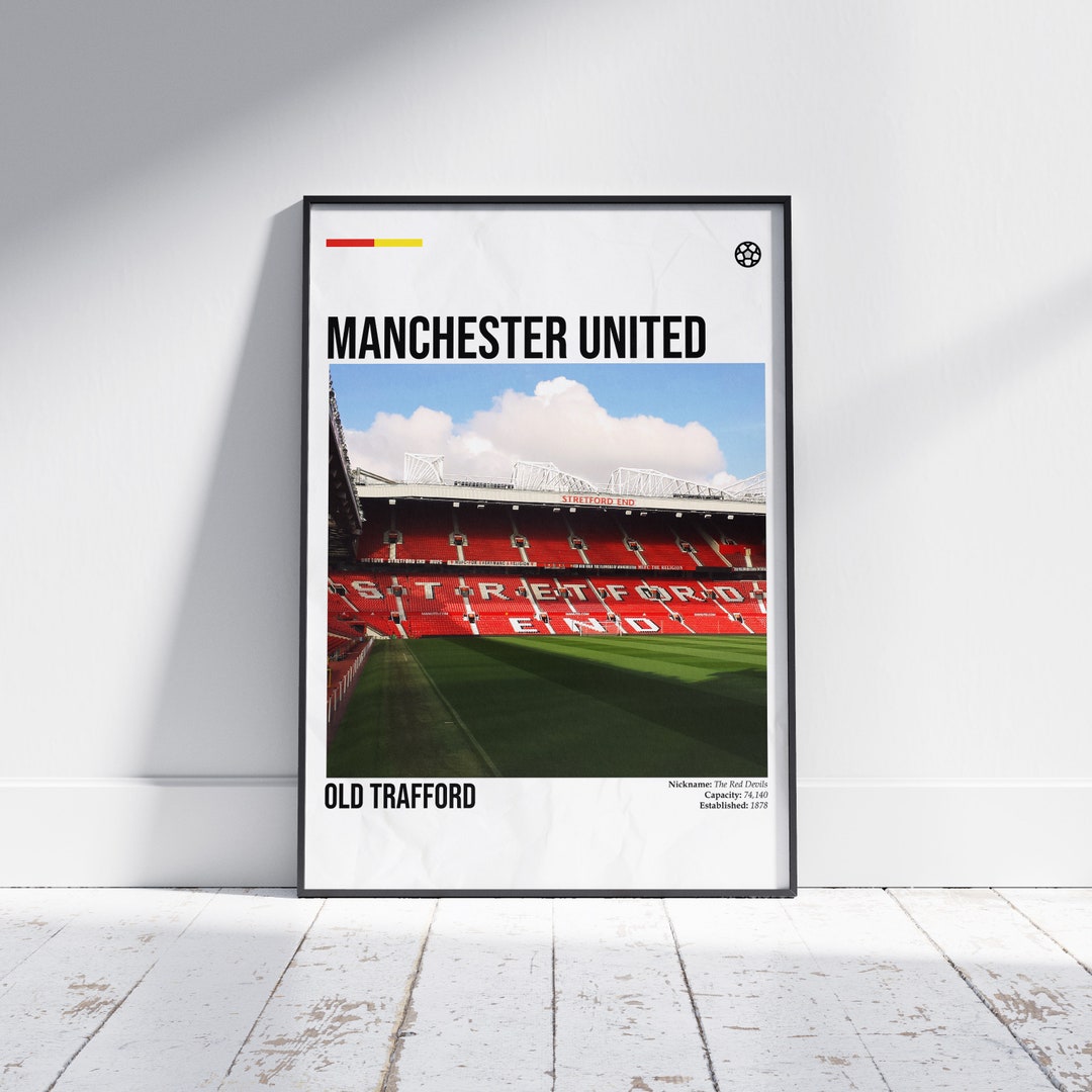 Manchester United Fan, Old Trafford Poster, Football Poster, Football ...