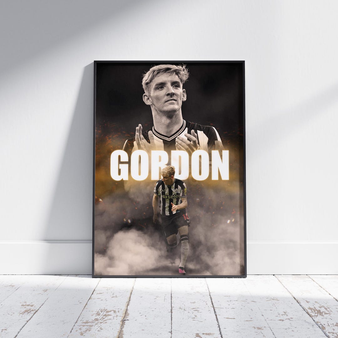 Anthony Gordon Newcastle United Poster, Newcastle United Fans, Sports ...