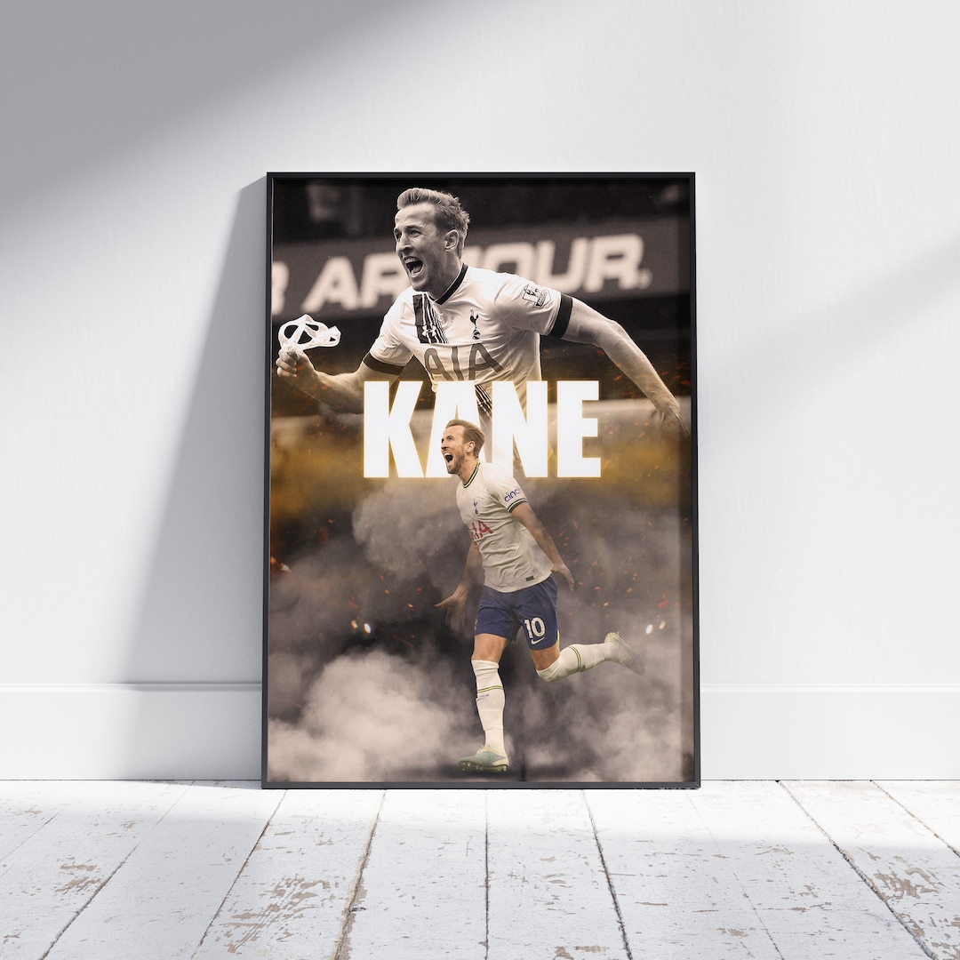 Harry Kane Poster, Harry Kane Spurs Poster, Football Poster, Football ...