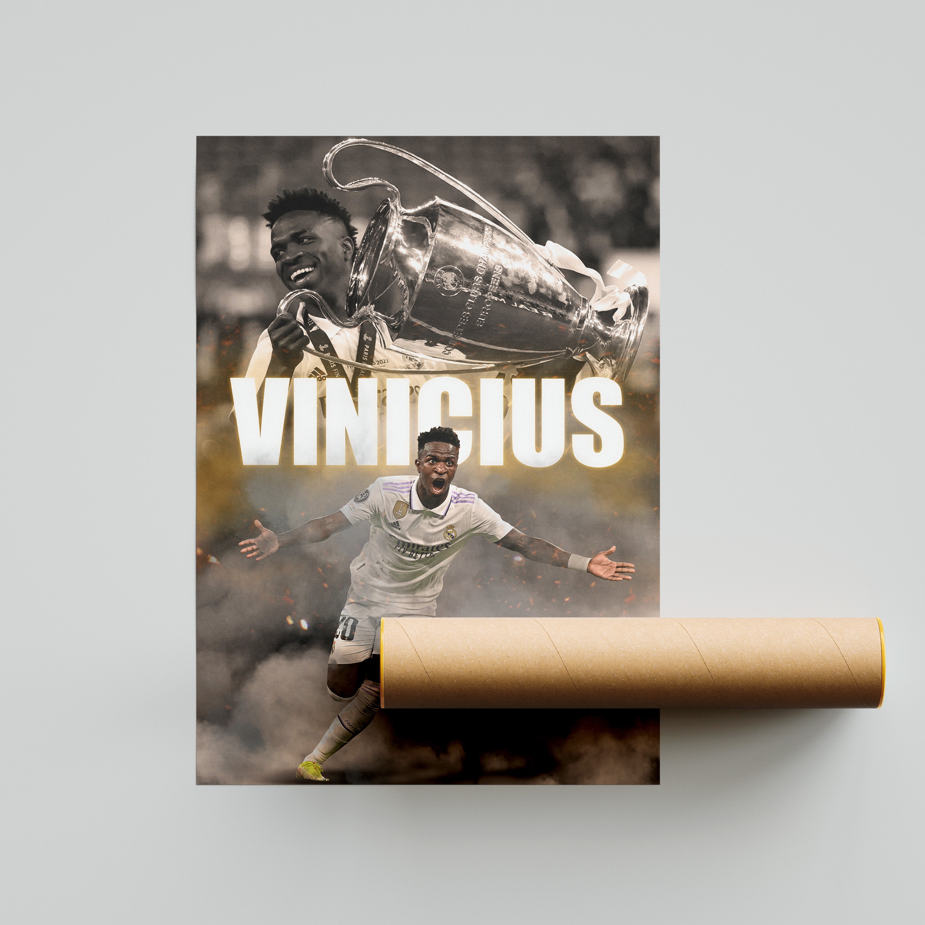 Vinicius Junior Real Madrid Poster Football Poster Gift Football Print ...