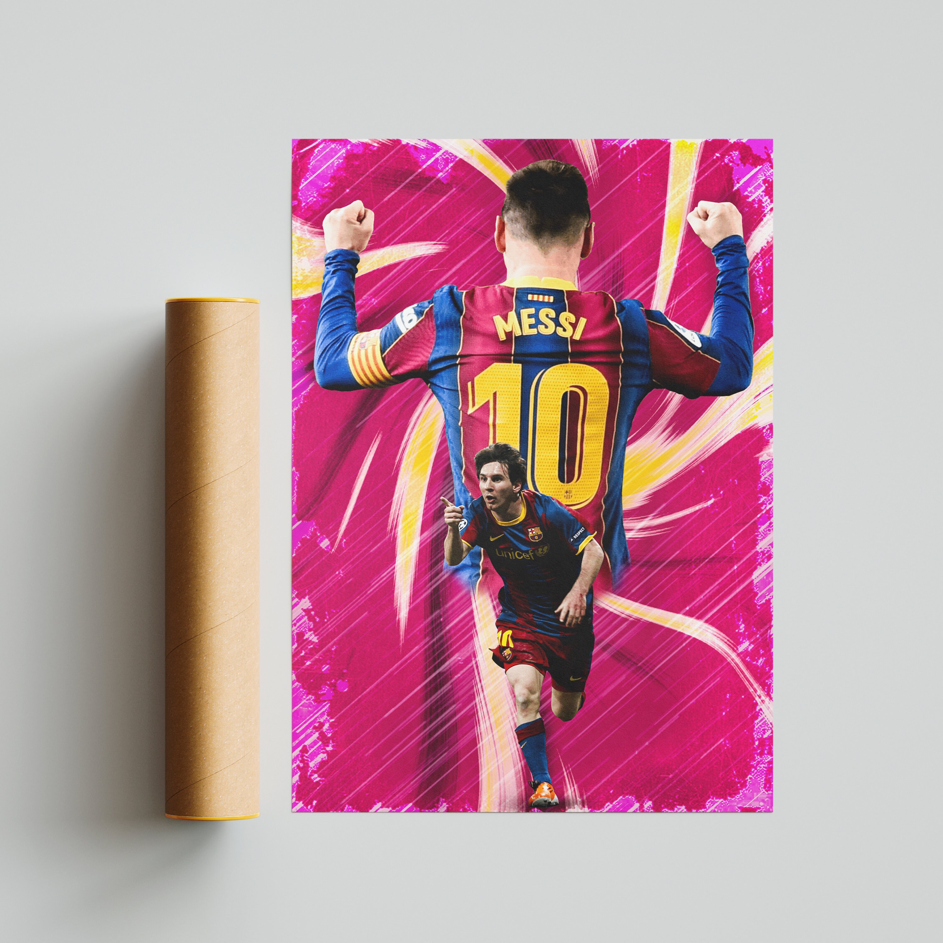 Lionel Messi Barcelona Poster / Football Poster / Football Print / A2 ...