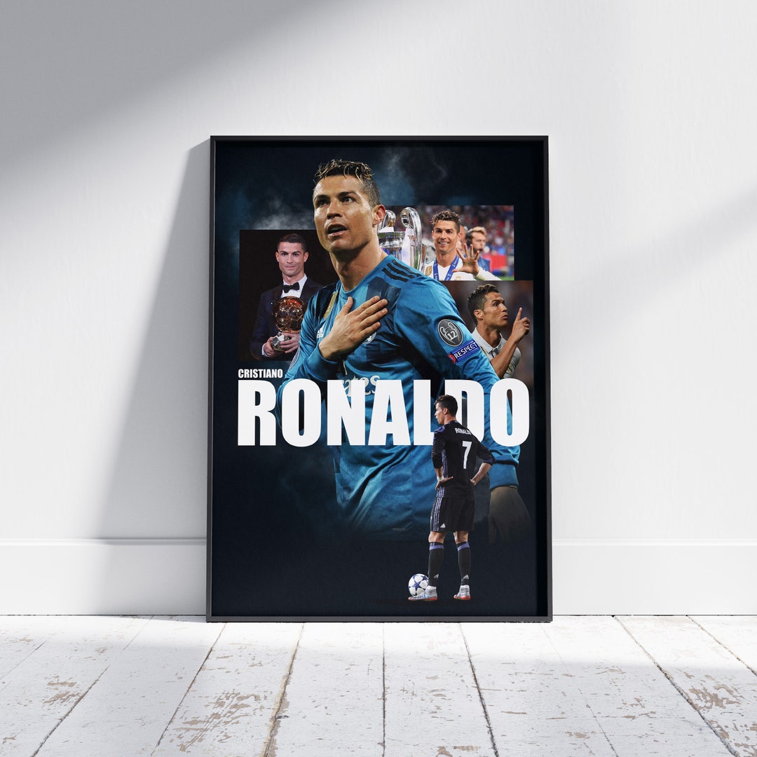 Ronaldo Poster, Cristiano Ronaldo Poster, Football Poster, Football ...