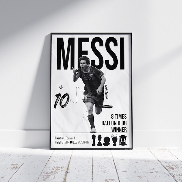 Barcelona Legends Poster - Etsy