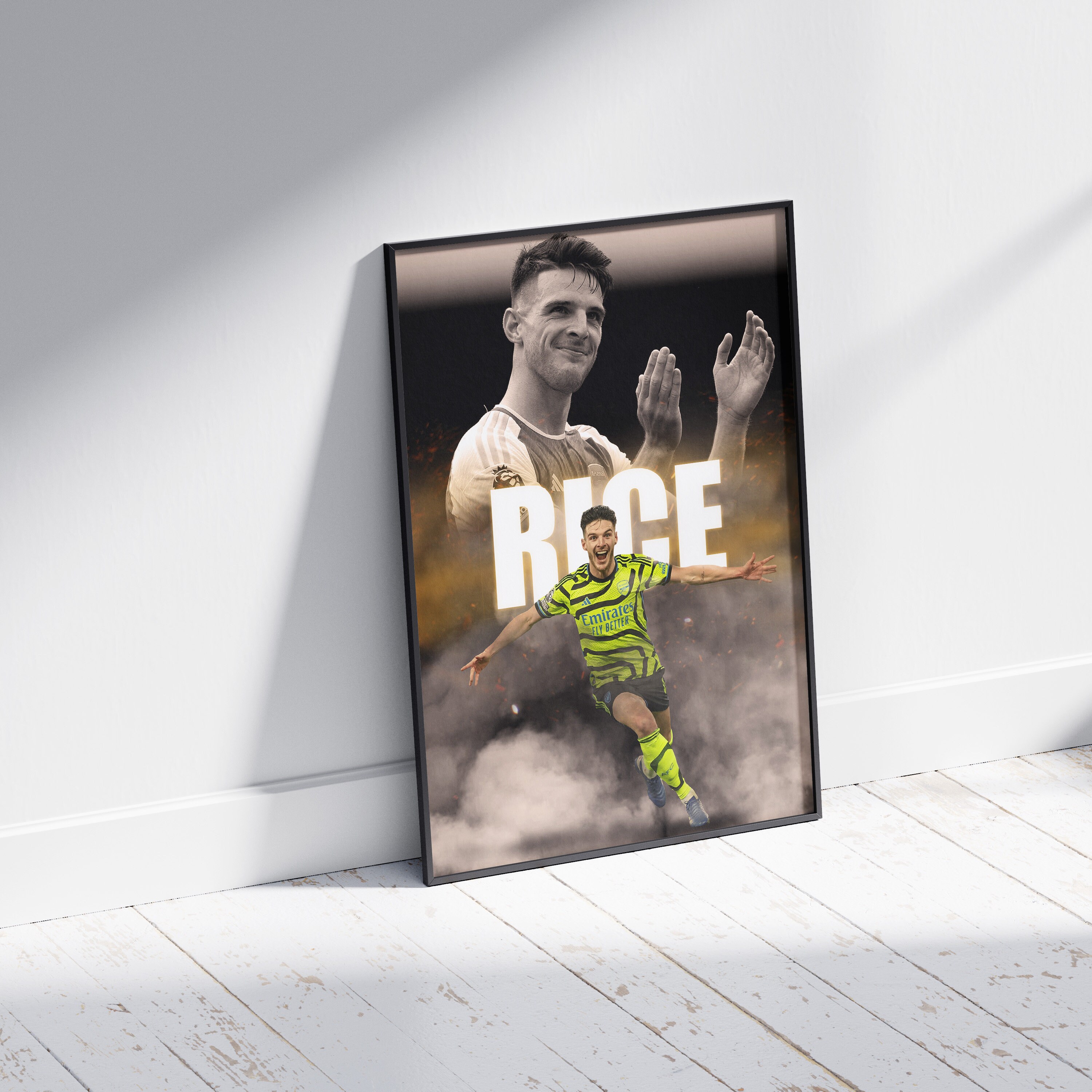 Declan Rice Arsenal Poster, Arsenal Fan Gift, Football Poster, Football ...