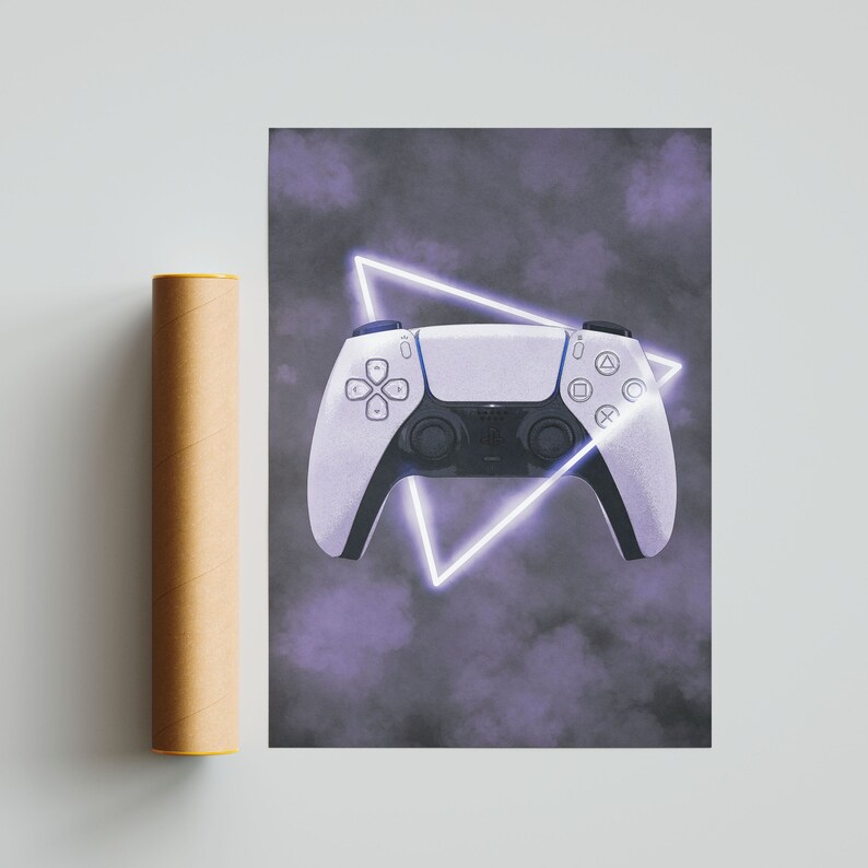 Video Game Poster, Video Game Controller, Video Game Controller Poster ...