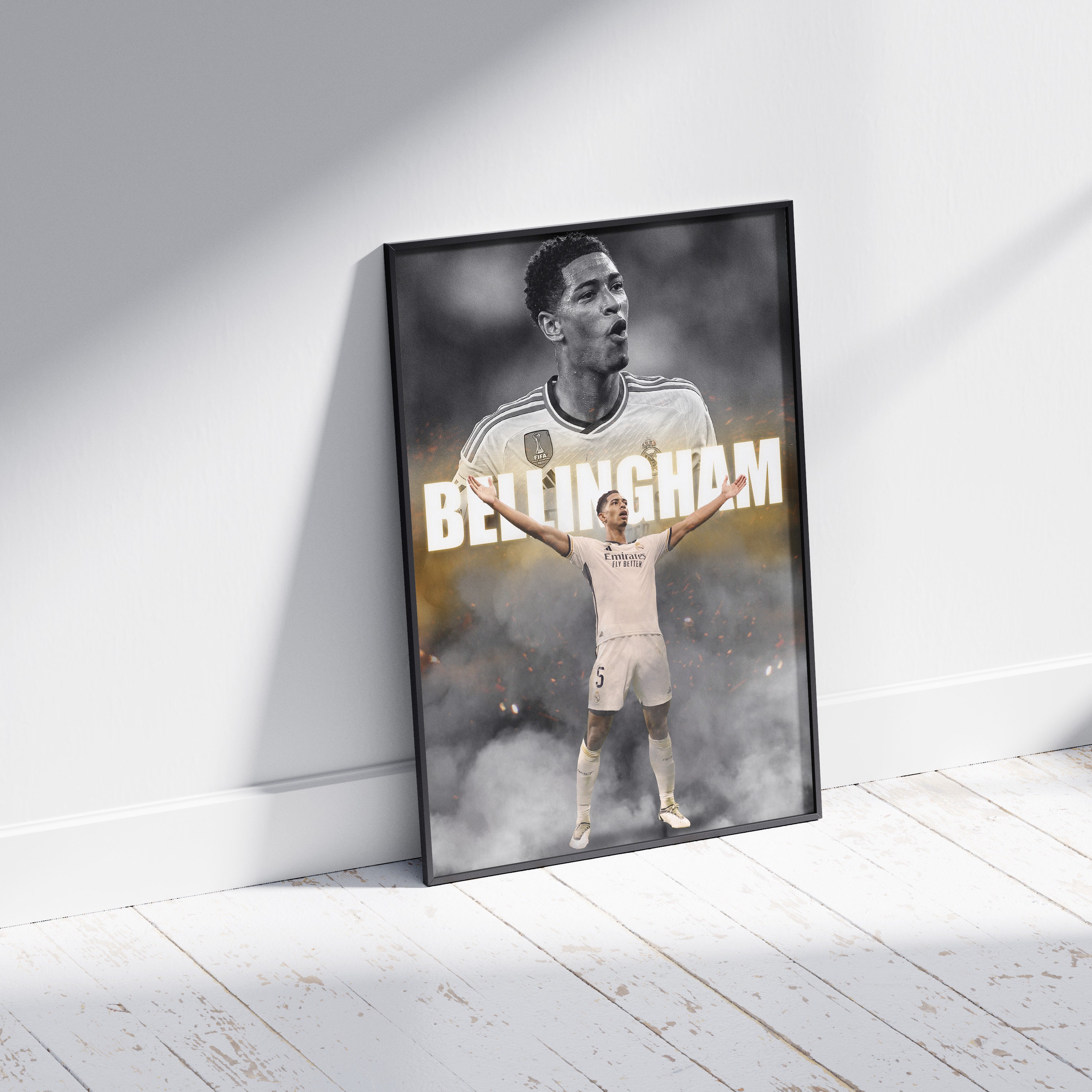 Jude Bellingham Real Madrid Poster: Football Art Print - Etsy