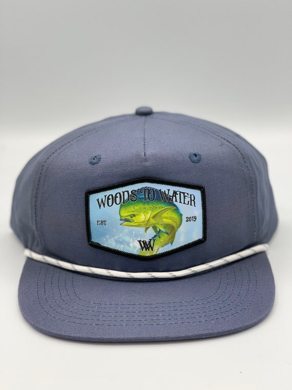 Navy Rope Hat W/ Mahi Patch - Etsy