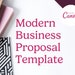 Modern Business Proposal Template, Canva Business Proposal Template ...