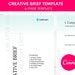 Creative Brief Template, Design Brief, Creative Planner, CANVA Template ...