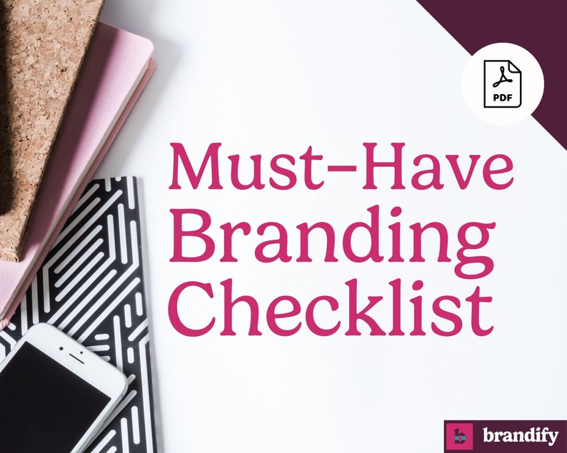 Branding Checklist, Brand Audit Checklist, Brand Template, Marketing ...