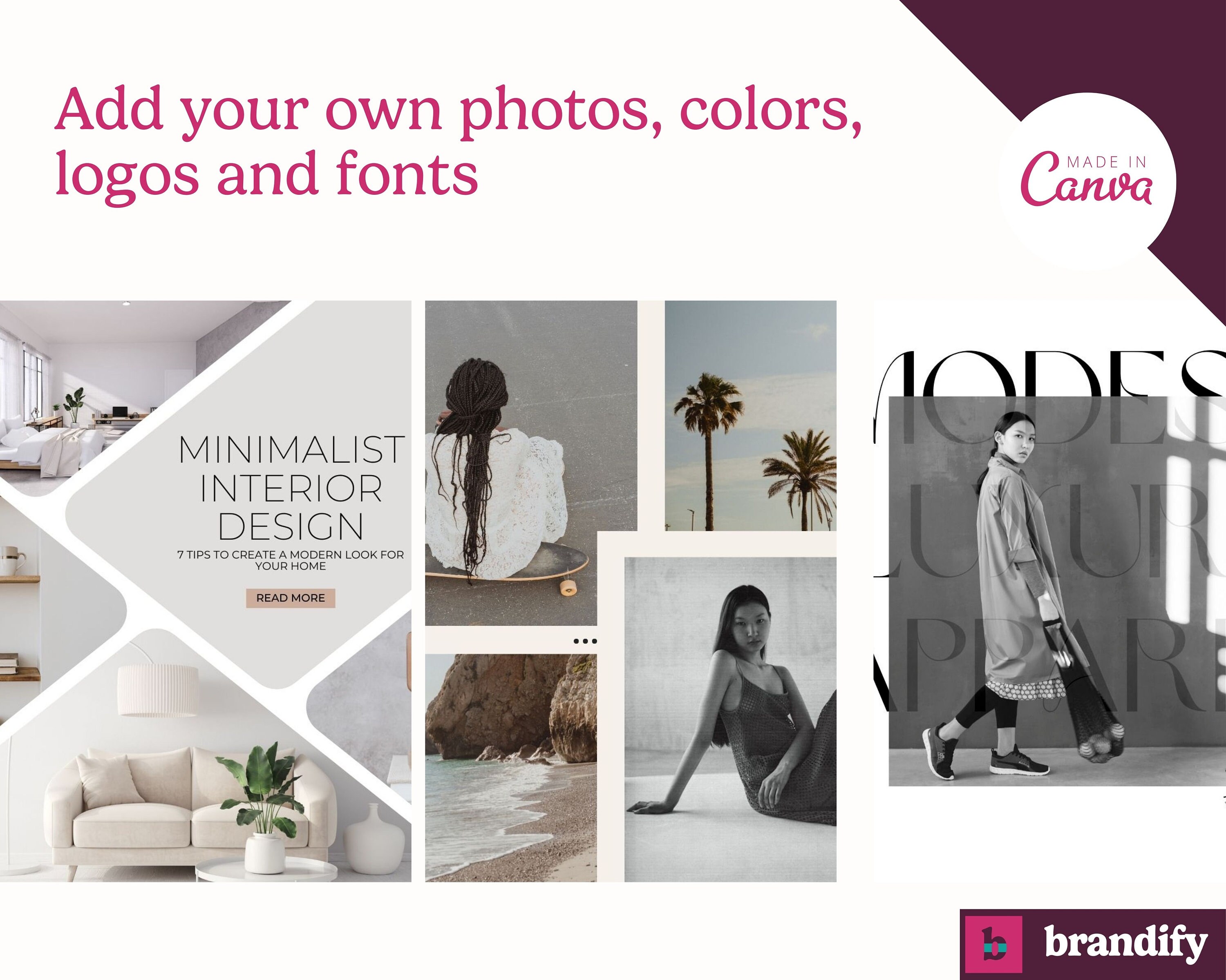 Branding Package, Canva Branding Kit Small Business Owners DIY Logo ...
