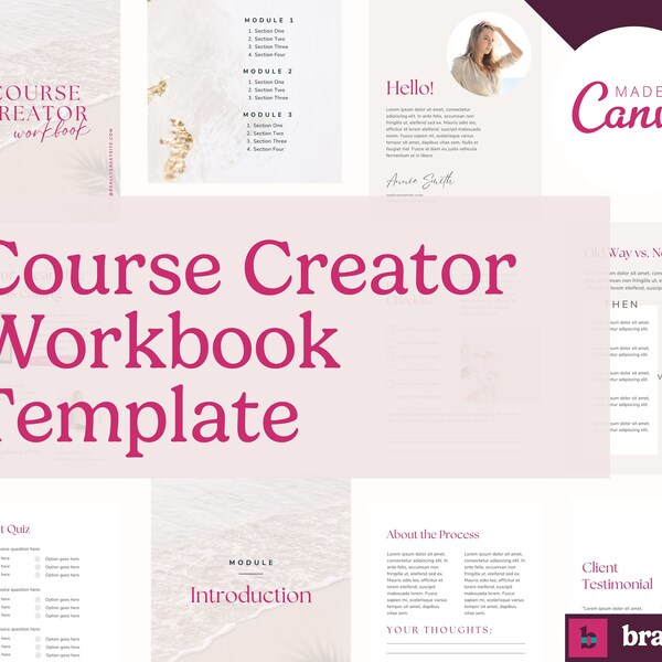 Online Course Template - Etsy