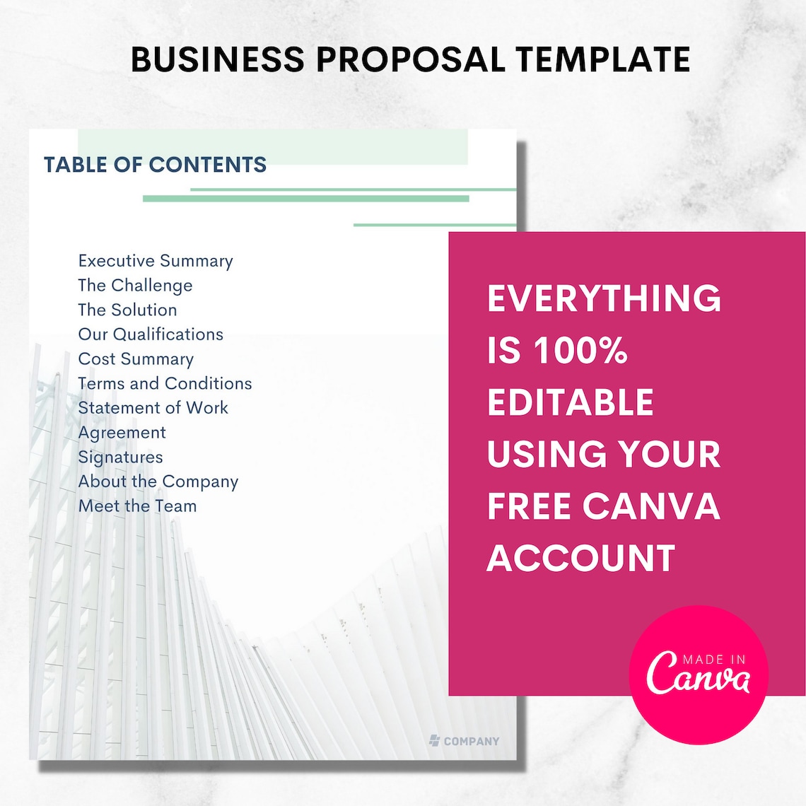 Business Proposal Template, Project Proposal, Simple Proposal, Small ...
