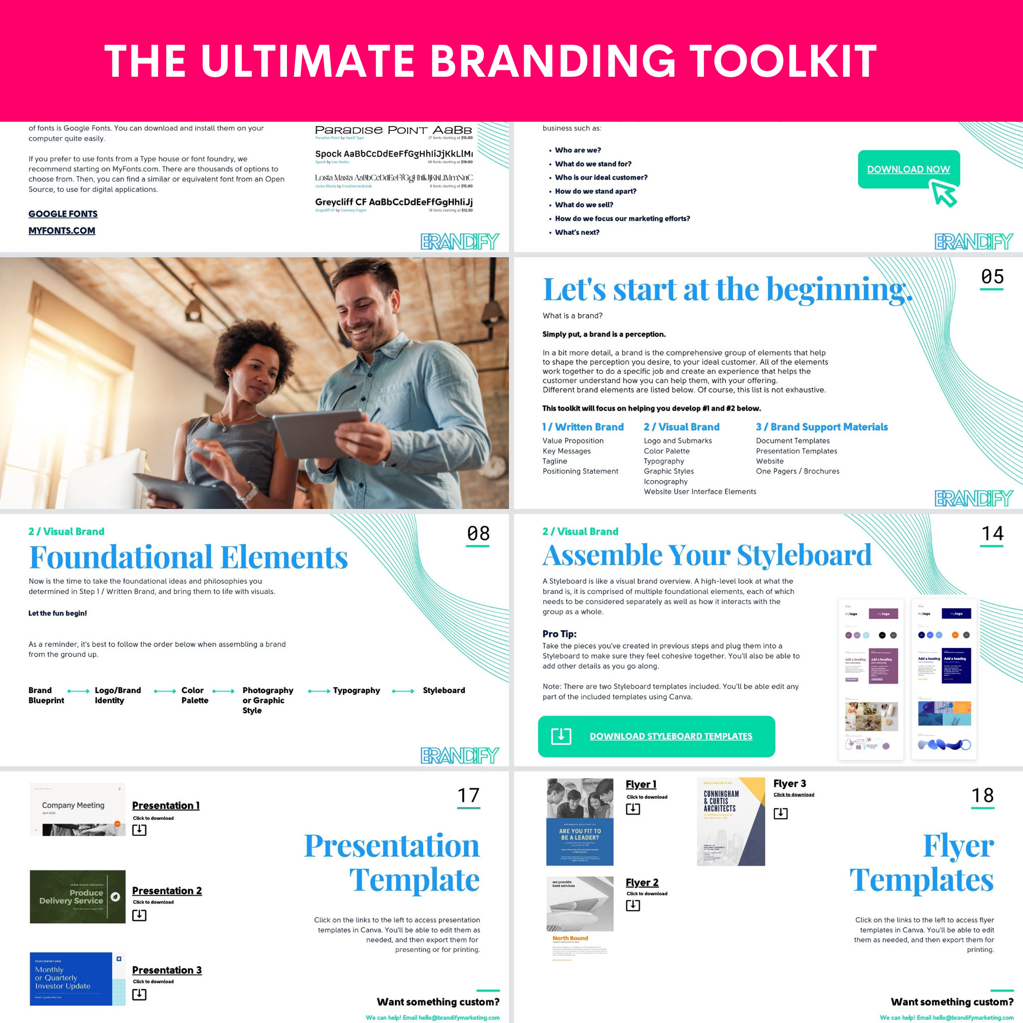 Branding Kit Modern, Branding Package, Professional Branding Kit ...