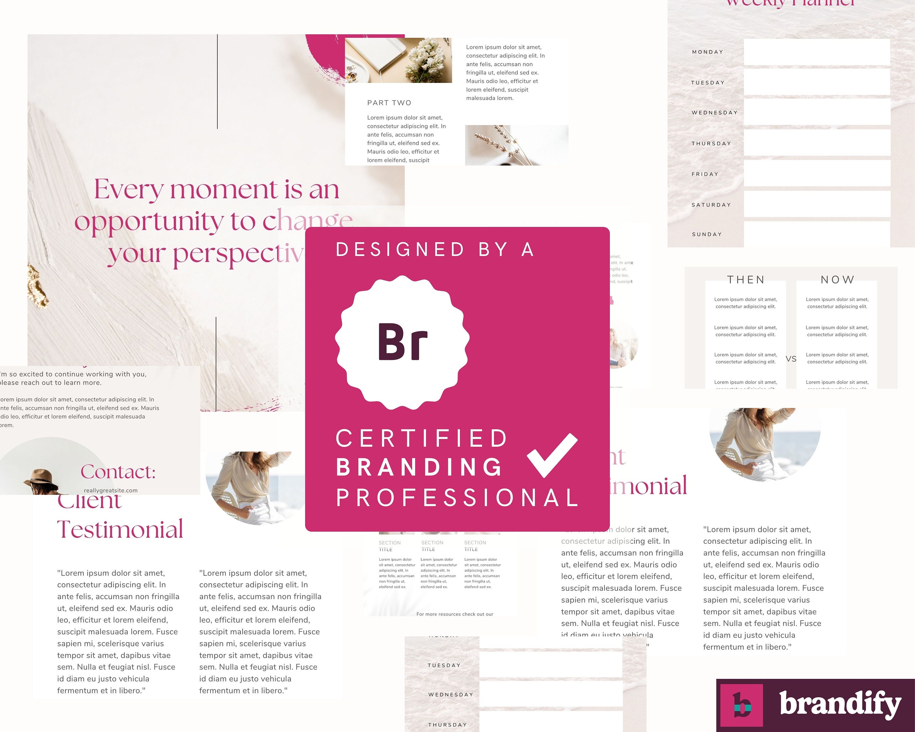 Course Template, Online Course Template, Course Template Canva, Course ...