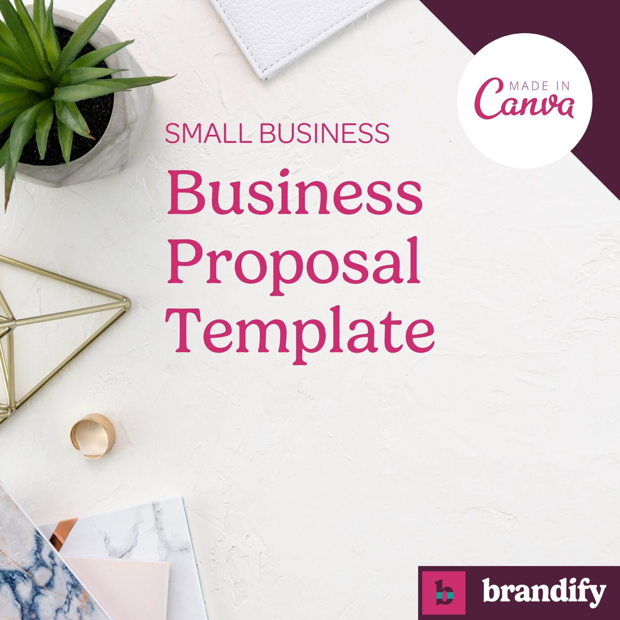 Business Proposal Template, Project Proposal, Simple Proposal, Small ...