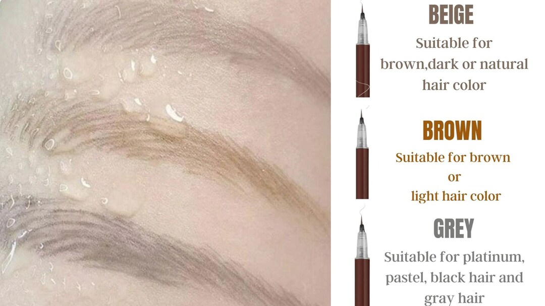 Micro Brow Sweat-proof Pencil,professional Waterproof Makeup ...