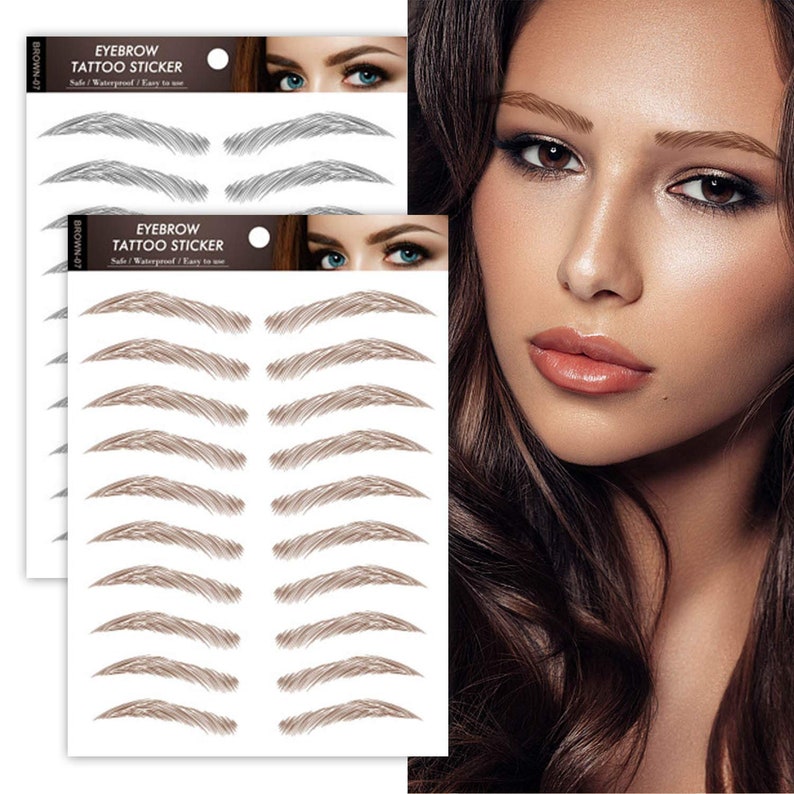 Magic 4D Hair-like Authentic Eyebrow Care Makeupeyebrow Sticker Tattoo ...