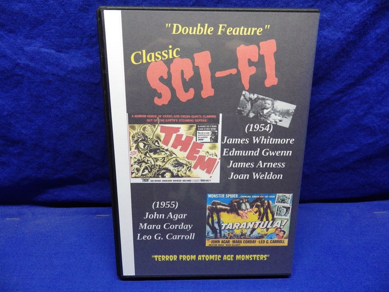 Classic Sci Fi DVD: Double Feature "them/tarantula" (1954-55) - Etsy