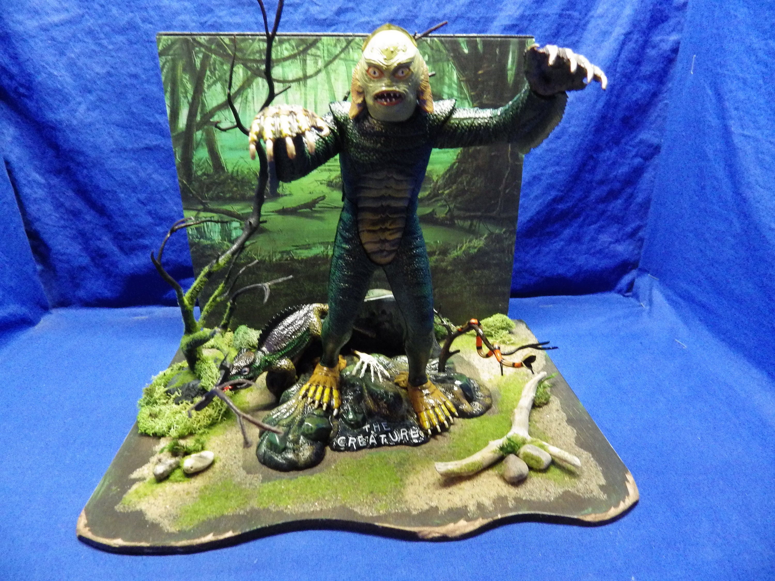 The Creature From the Black Lagoon Atlantis 1/8 Scale W/diorama Base - Etsy