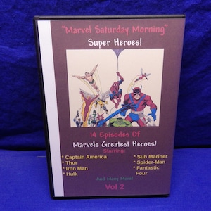 Classic Marvel: Saturday Morning Super Hero Series Vol 2 DVD 1966-67 - Etsy