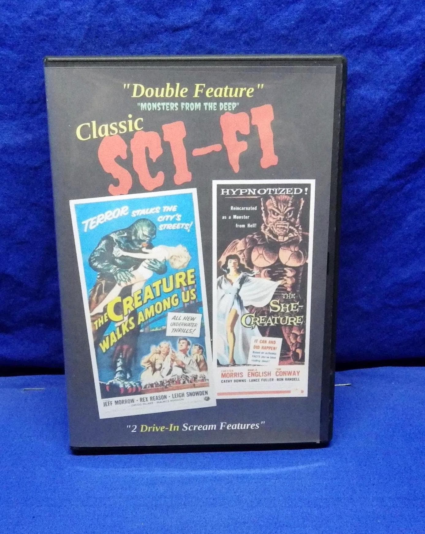 Classic Sci Fi DVD: Double Feature "the Creature Walks Among Us/the She ...