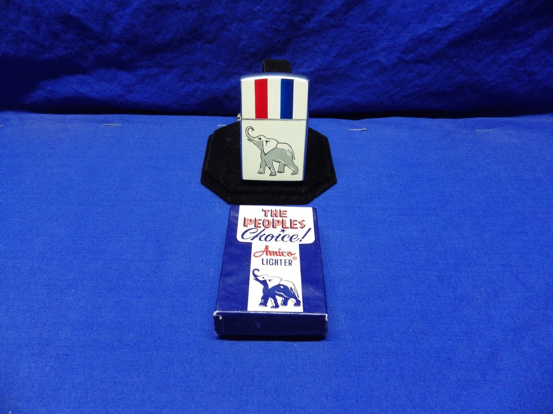 Vintage Amico 1964 Advertising Lighter "the Peoples Choice" W/box Japan ...