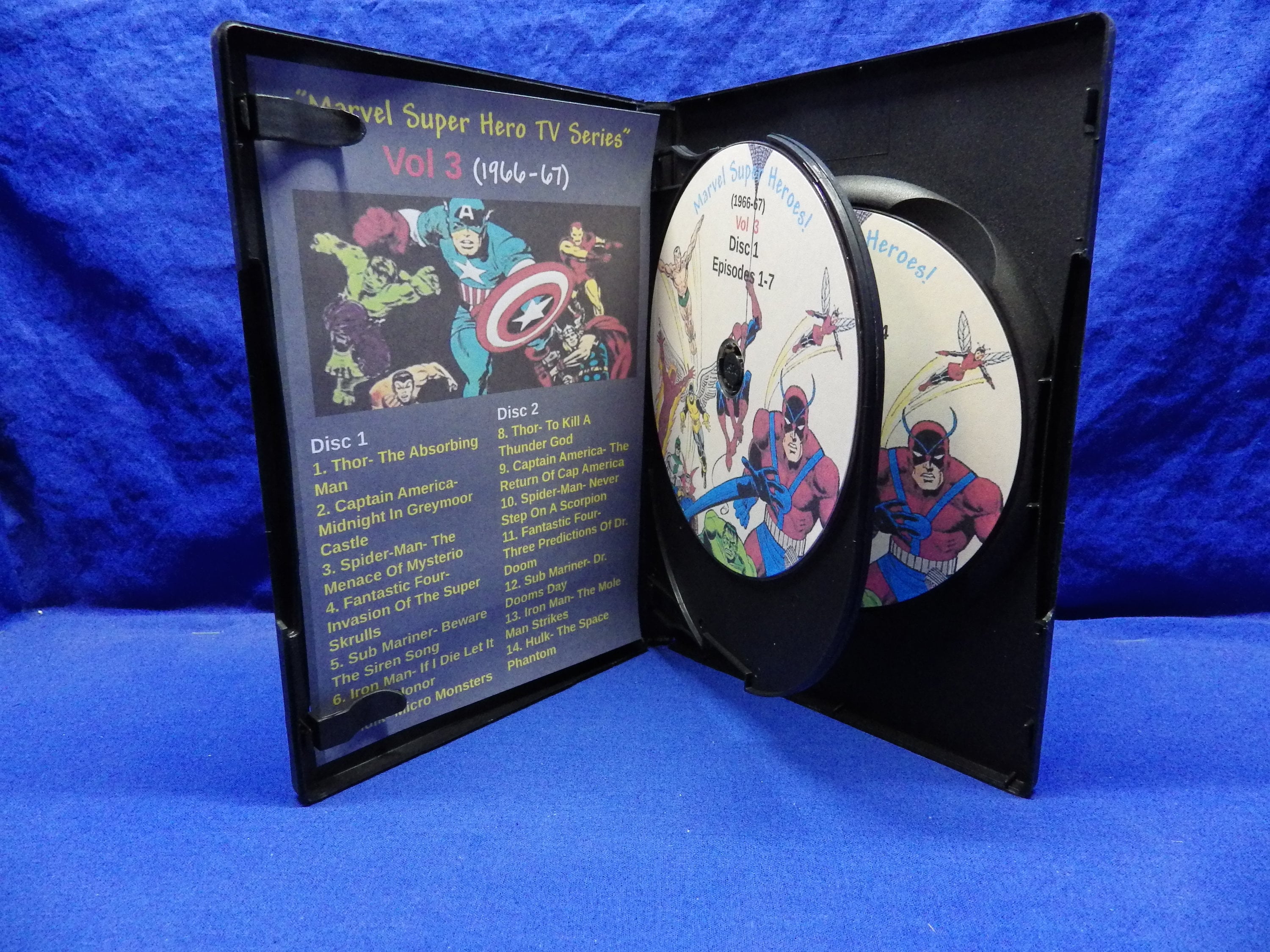 Classic Marvel: Saturday Morning Super Hero Series Vol 3 DVD (1966-67 ...