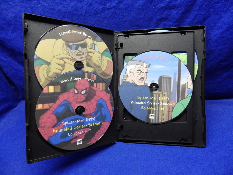 Spider Man Complete 1994 Animated TV Cartoon Series 5 Disc Set - Etsy