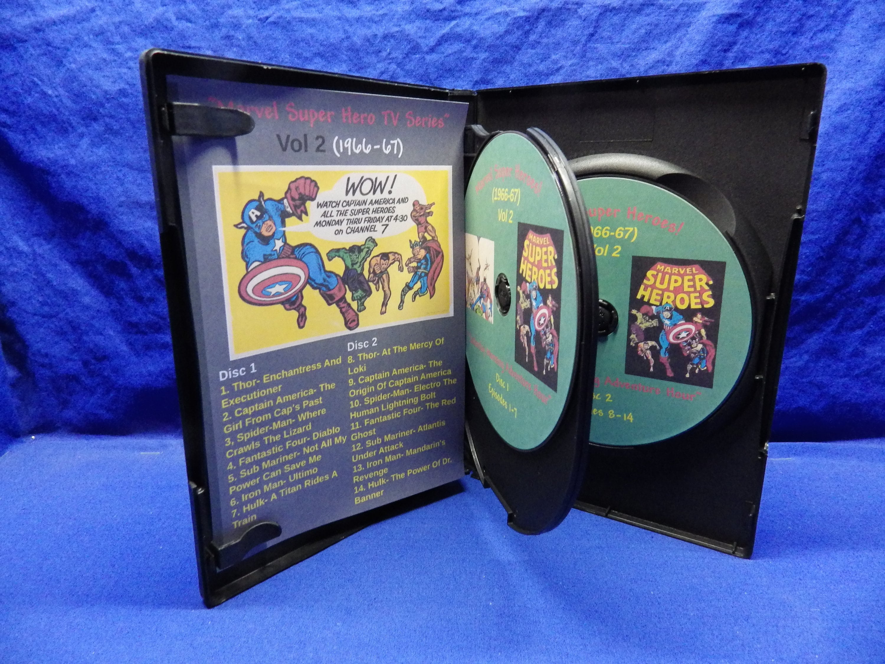 Classic Marvel: Saturday Morning Super Hero Series Vol 2 DVD 1966-67 - Etsy
