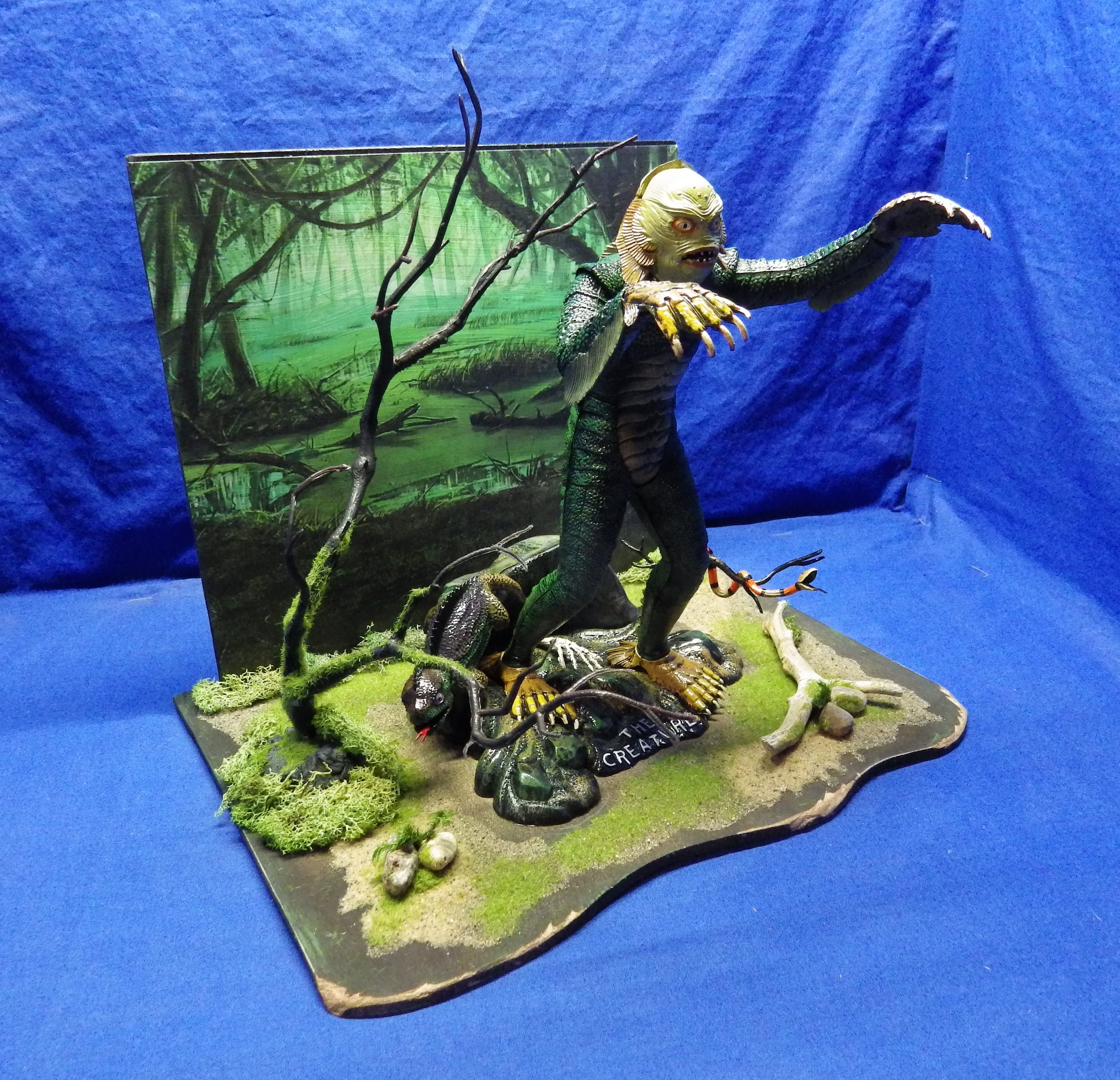 The Creature From the Black Lagoon Atlantis 1/8 Scale W/diorama Base - Etsy
