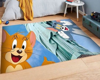 Tom Jerry Rug - Etsy