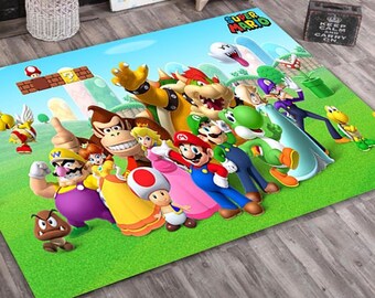 Mario Room Rug 4x6 - Etsy