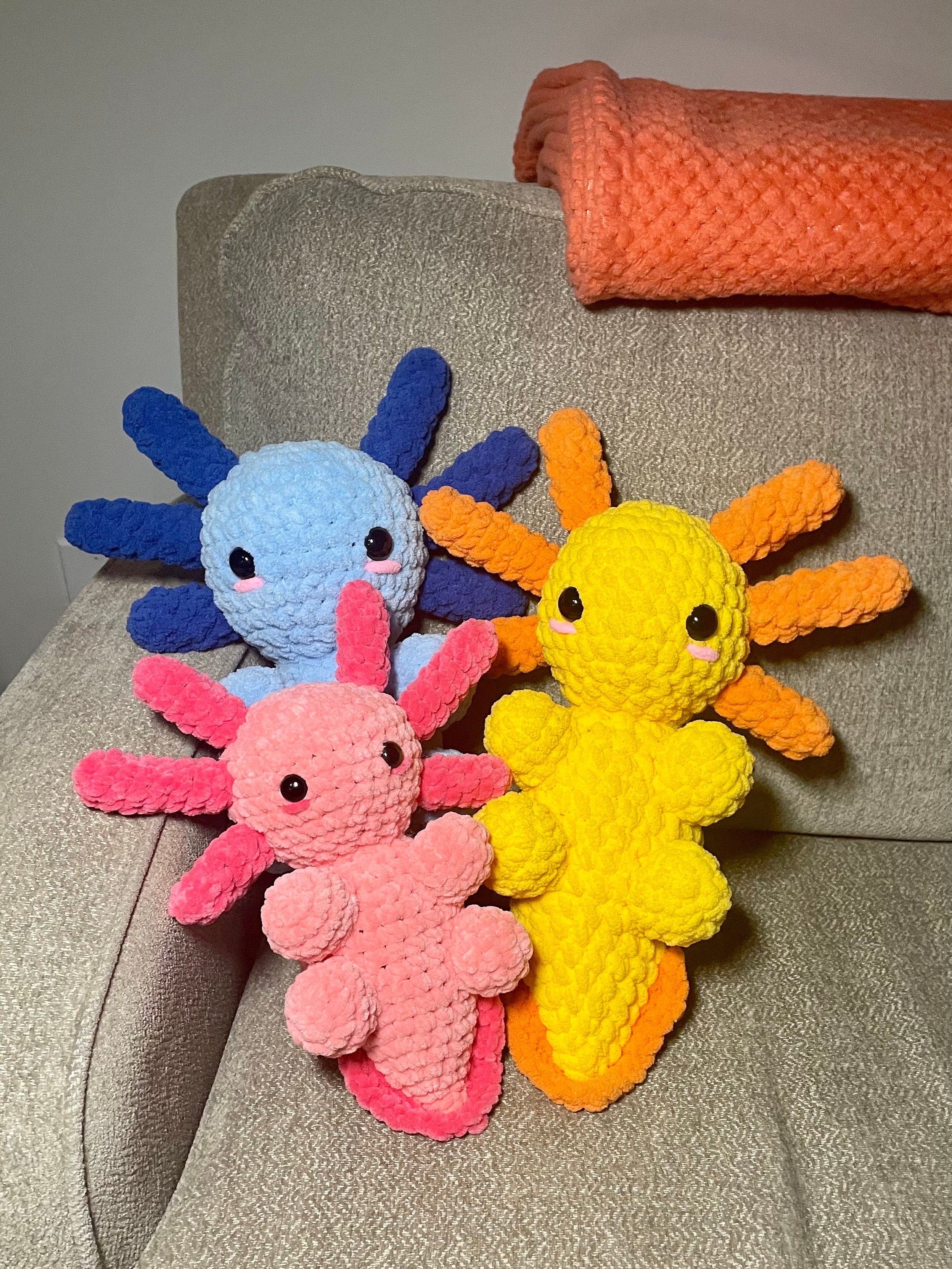Axolotl Crochet Pattern - Easy to Make and Beginner Friendly - Etsy