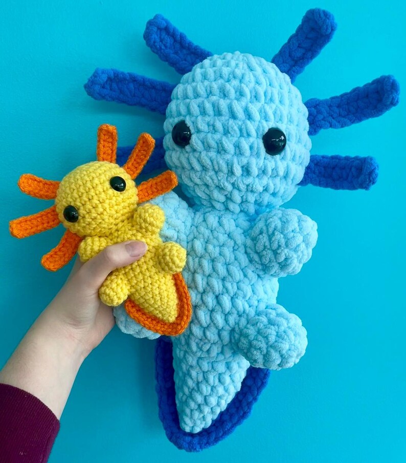 Axolotl Crochet Pattern - Easy to Make and Beginner Friendly - Etsy