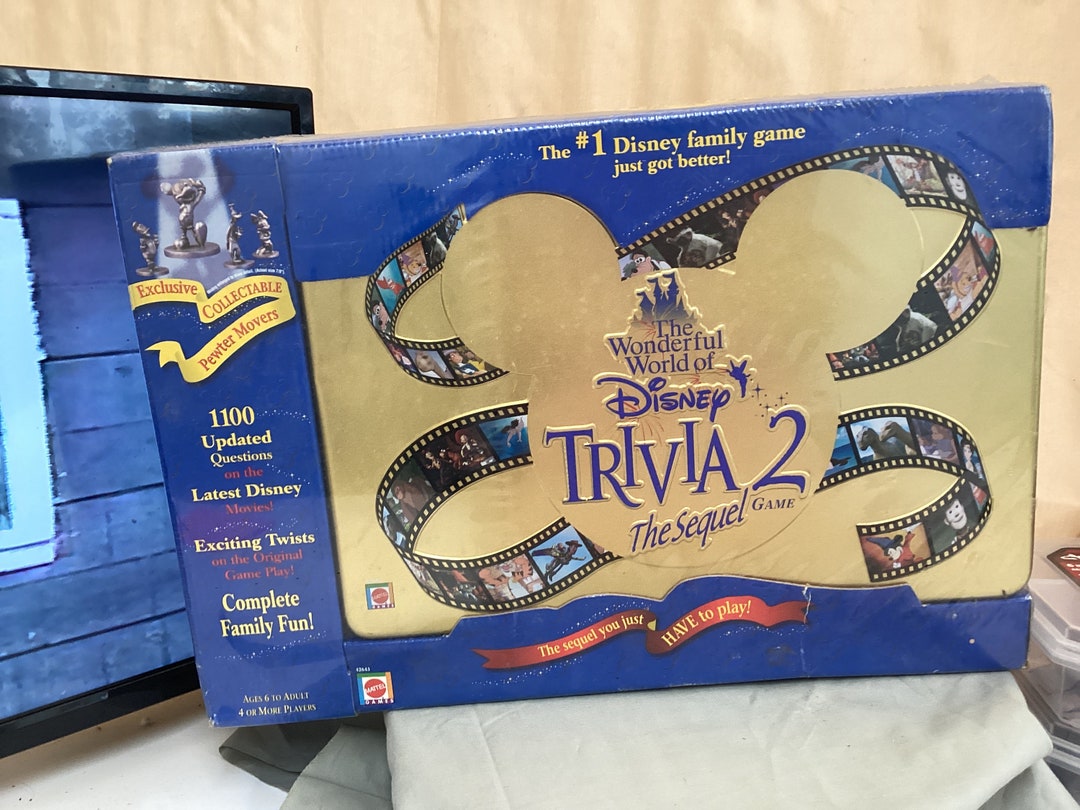 Vintage Disney Trivia 2 the Sequel Game Never Opened - Etsy