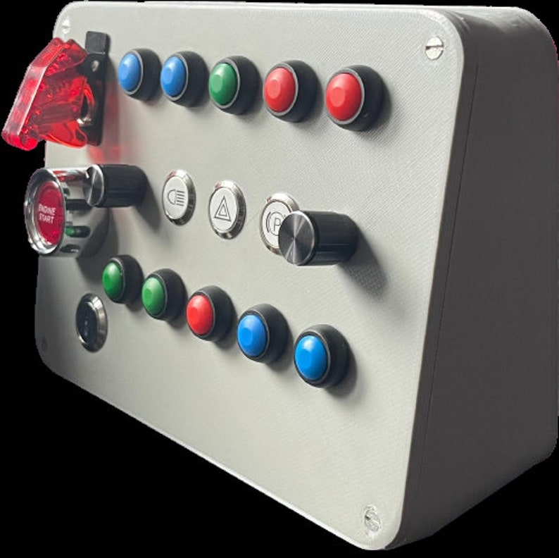 Caja de Botones/Caja de Botones PC Simracing Plug And Play - Etsy México