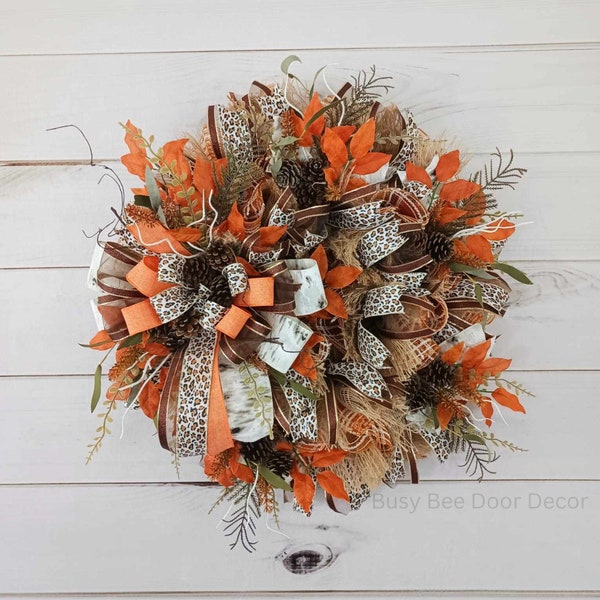 Leopard Print Wreath - Etsy