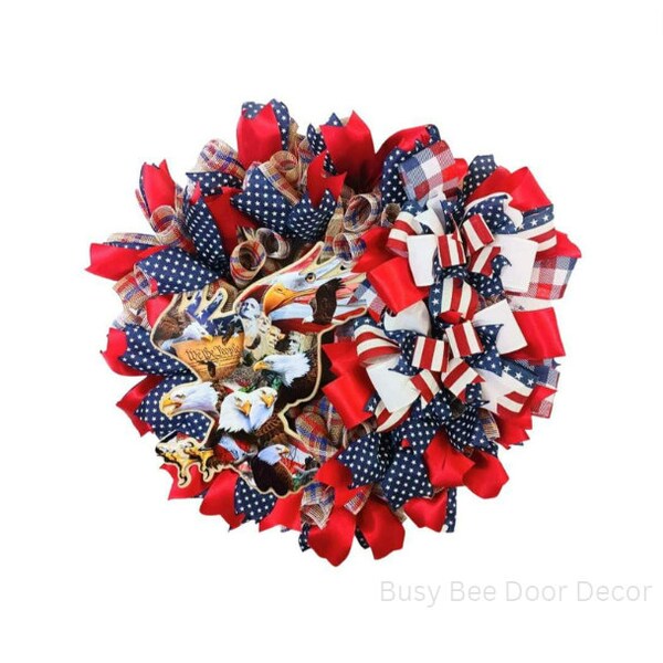 Bald Eagle Wreath - Etsy