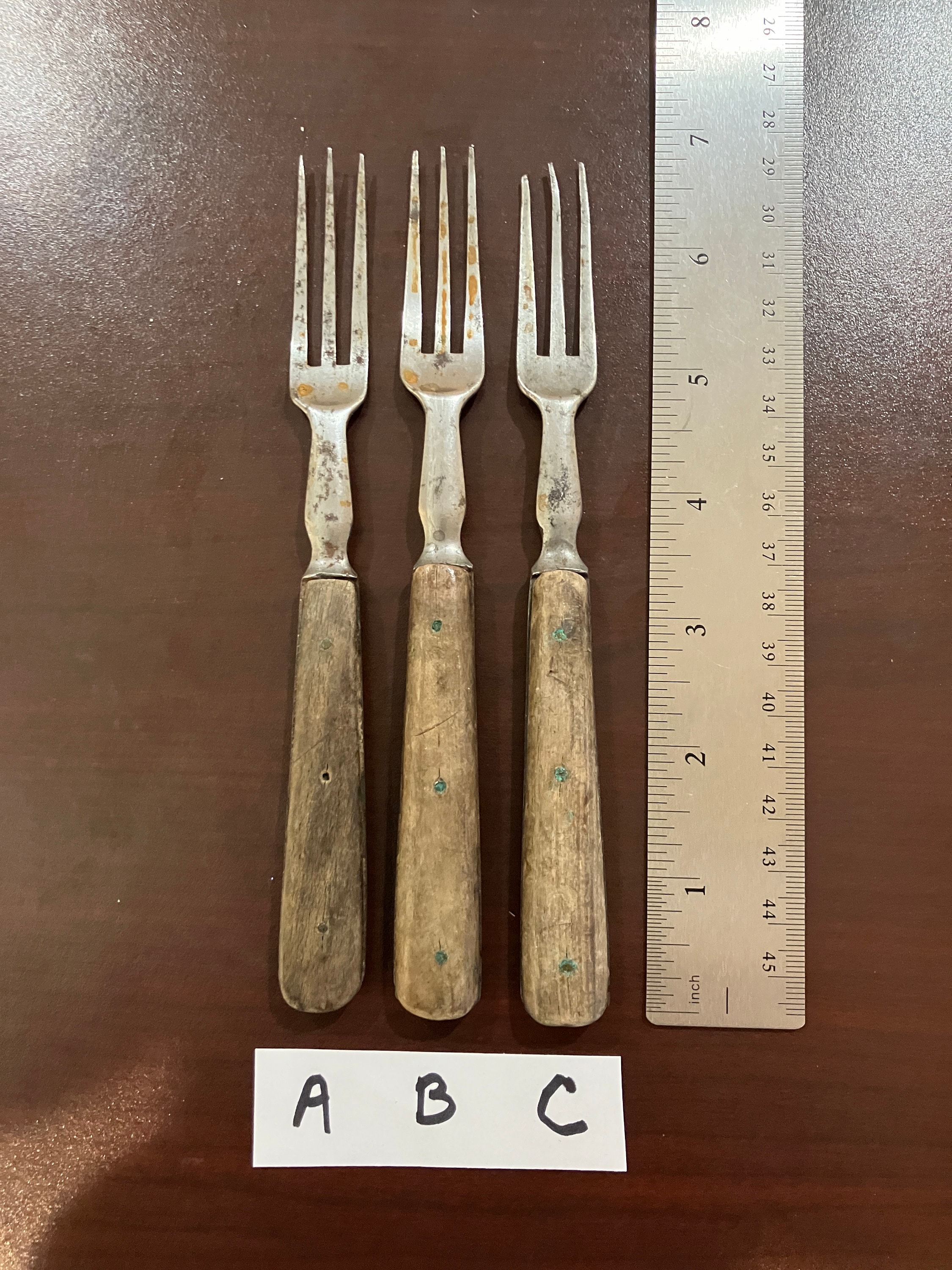 Civil War Era Flatware - Forks & Blessmann Knives - ** Rare Find ** - Etsy