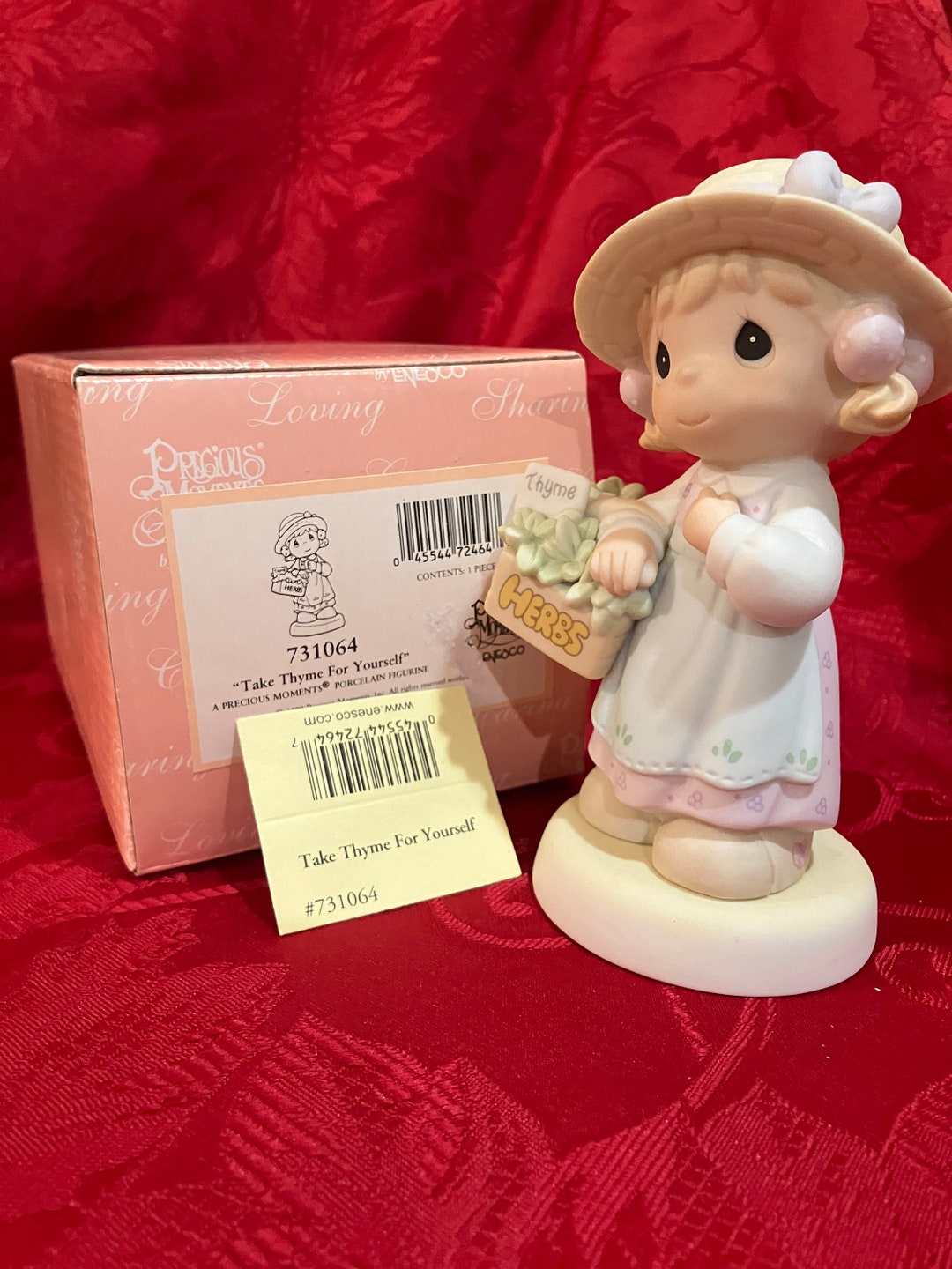 Precious Moments “Take Thyme For Yourself” – 731064 – Girl - Herbs ...