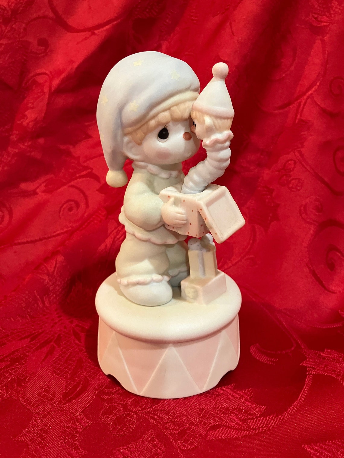 Precious Moments god Sent You Just in Time 015504 Musical Figurine - Etsy