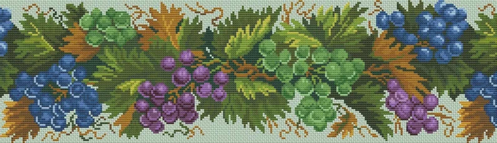 Sampler Cross Stitch Pattern Grape Vintage Cross Stitch - Etsy