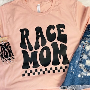Race Mom, Race Wife, Race Babe, Race Girl Tee, Checkered Racing Tee ...