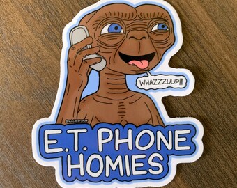 E.T. Vinyl Sticker - E.T. the Extra Terrestrial Movie Die Cut Decal for ...