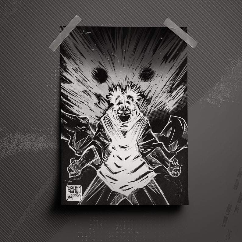 Jujutsu Kaisen Poster Choso illustration / Japan / Anime / JJK / Poster ...