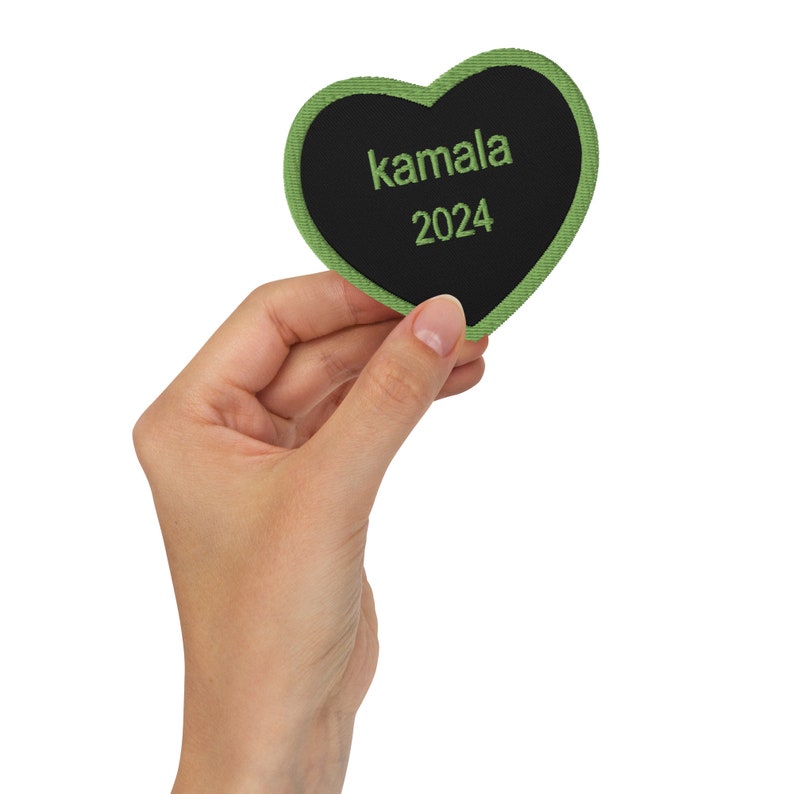 Kamala 2024 Embroidered Heart Patch - Etsy